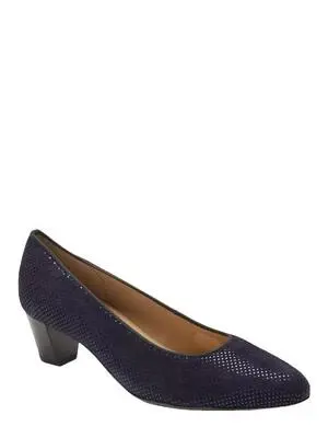 ARA Kelly Pump - Navy Punti Suede
