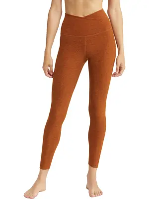Beyond Yoga BEYOND YOGA Space Dye Leggings Cinnamon Heather