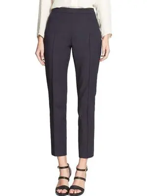 Akris Franca Techno Cotton Blend Trousers - Deep Navy