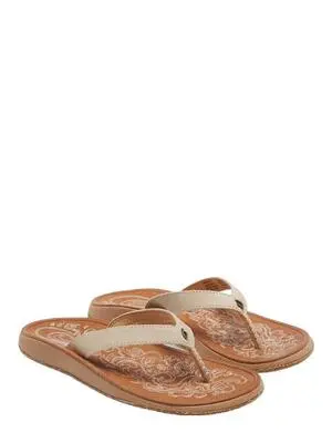 Olukai OluKai Paniolo Flip Flop Tapa/sahara