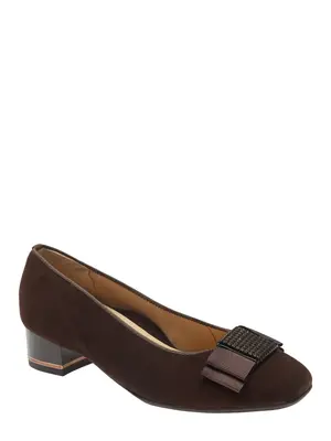 ARA Ara Garnet Suede Pump Moro Suede