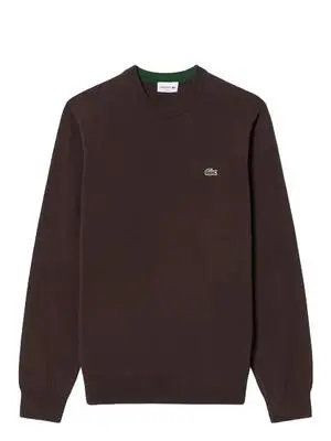 Lacoste Cotton Jersey Crewneck Sweater Buffalo