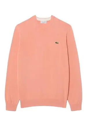 Lacoste Cotton Jersey Crewneck Sweater Miami