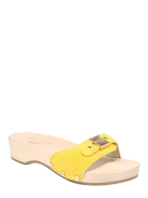 Dr. Scholl'S Original Collection Platform Slide Sandal Yellow