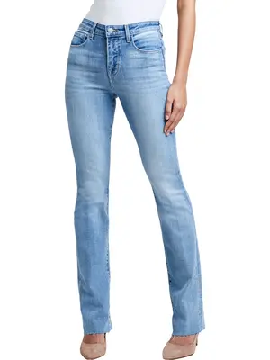 L'Agence Ruth High-Waist Straight-Leg Jeans Summit