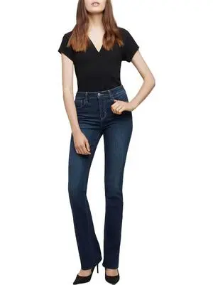 L'Agence Ruth High-Waist Straight-Leg Jeans Venus