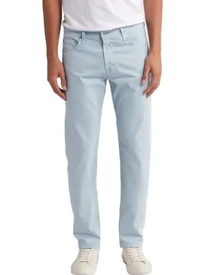Ag Tellis Sueded Stretch Sateen Slim Leg Pants Spring Showers