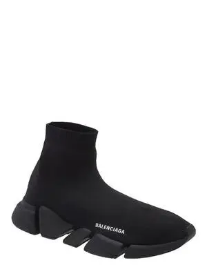 Balenciaga Speed Lt 2.0 Knit Slip-On 1013 Black