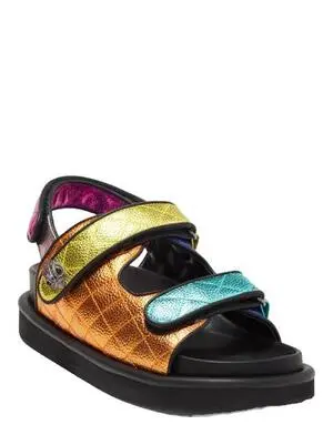 Kurt Geiger Kurt Geiger London Orson Slingback Sandal Blue Multi