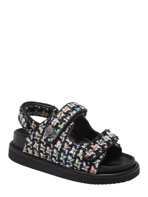 Kurt Geiger Kurt Geiger London Orson Slingback Sandal Navy Multi Pattern