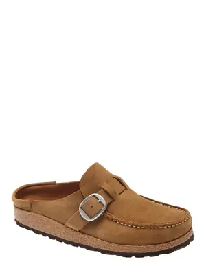 BIRKENSTOCK Birkenstock Buckley Clog Brown Tea Suede