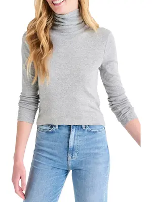 Splendid Splendid Classic Turtleneck Heather Grey