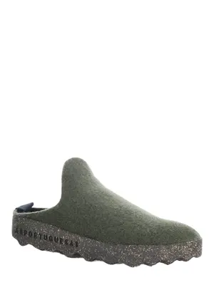 Fly London Asportuguesas By Fly London Come Sneaker Mule 034 Military Green Tweed/ Felt