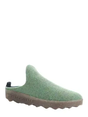 Fly London Asportuguesas By Fly London Come Sneaker Mule 053 Moss Green Tweed/ Felt