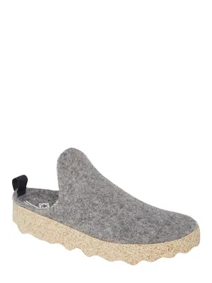 Fly London Asportuguesas By Fly London Come Sneaker Mule Concrete Tweed Fabric