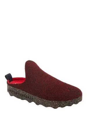 Fly London Come Sneaker Mule - Merlot Fabric