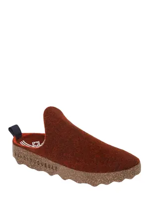Fly London Asportuguesas By Fly London Come Sneaker Mule Rust Tweed Fabric