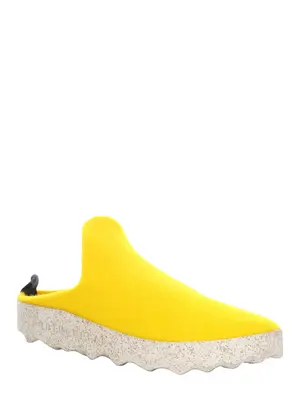 Fly London Asportuguesas By Fly London Come Sneaker Mule Yellow Tweed/ Felt