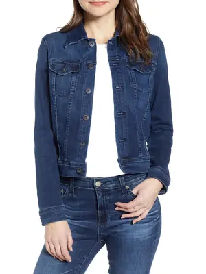 Ag AG Robyn Denim Jacket Pinnacle Blue
