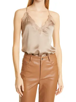 Cami Nyc Everly Silk Camisole Teak