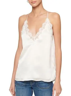 Cami Nyc Everly Silk Camisole - White