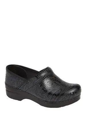 Dansko Professional Clogs Black Tooled