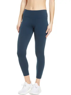 Sweaty Betty Power 7/8 Workout Pocket Leggings Beetle Blue