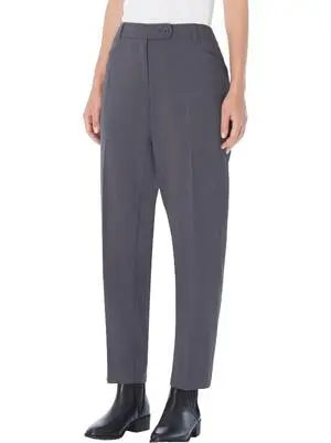 Jones New York Straight Leg Pants - Grey Flannel