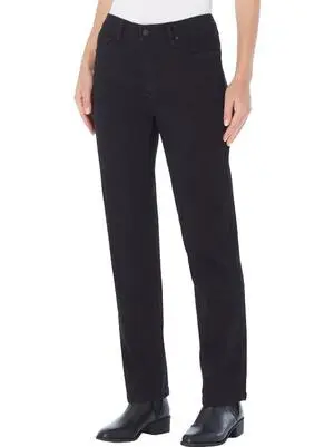 Jones New York Lexington Straight Leg Jeans Onyx Wash