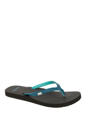 Sanuk Yoga Joy Flip-Flop Deep Teal