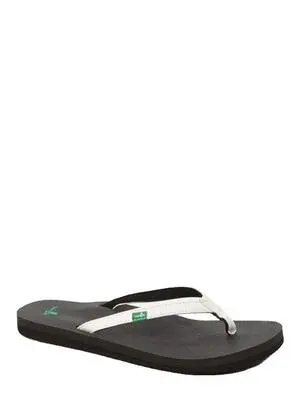 Sanuk Yoga Joy Flip-flop - White