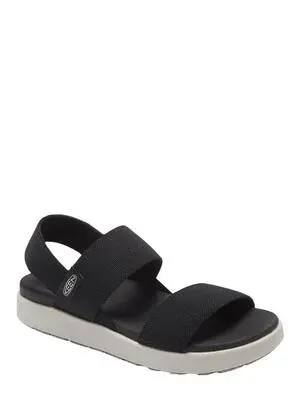 Keen Elle Webbing Strap Sandal - Black