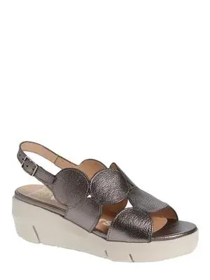 WONDERS Platform Sandal - Glow Plomo