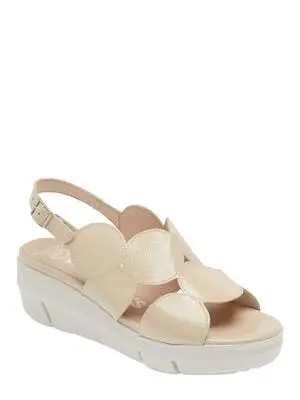 WONDERS Wonders Platform Sandal Lack Natural
