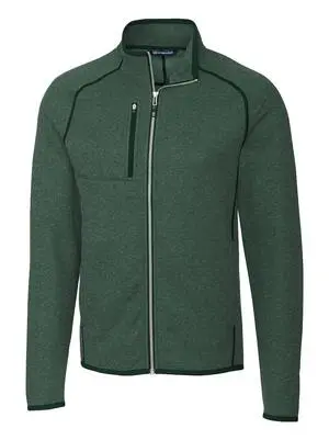 Cutter & Buck Cutter & Buck Mainsail Sweater Knit Full Zip Jacket Hunter Heather
