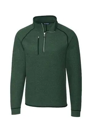 Cutter & Buck Mainsail Sweater Knit Half Zip Jacket - Hunter Heather