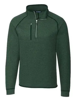 Cutter & Buck Cutter & Buck Mainsail Sweater Knit Half Zip Jacket Hunter Heather