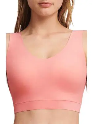 Chantelle Soft Stretch Padded V-neck Bralette Candlelight