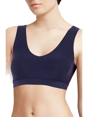 Chantelle Soft Stretch Padded V-neck Bralette Sapphire