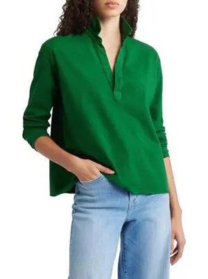 Frank & Eileen Heritage Jersey Popover Henley Ivy