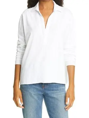 Frank & Eileen Patrick Popover Henley - White