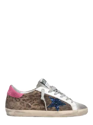 GOLDEN GOOSE Golden Goose Sneaker Brown/blue/fuxia