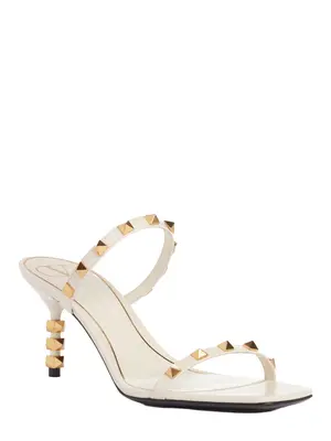 Valentino Garavani Valentino Garavani Rockstud Slide Sandal Light Ivory