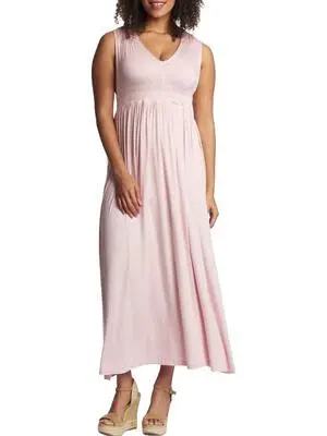 EVERLY GREY Everly Grey Valeria Maternity/Nursing Maxi Dress