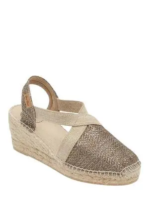 TONI PONS Toni Pons Triton Espadrille Wedge Olive