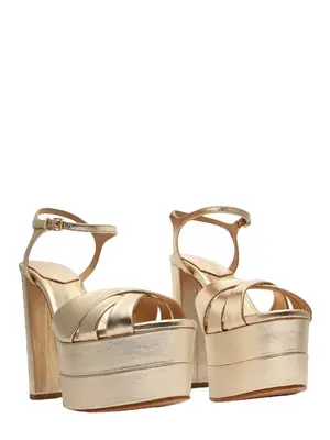 Schutz Schutz Keefa Platform Sandal Gold/ Platina