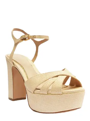 Schutz Schutz Keefa Platform Sandal Natural/light Wood