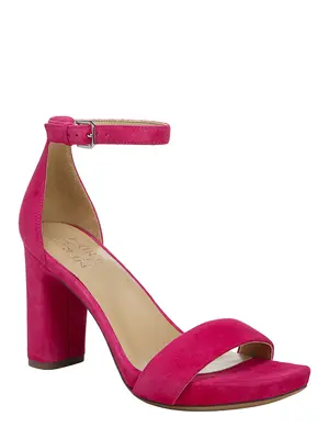 Naturalizer Naturalizer Joy Ankle Strap Sandal Berry Suede