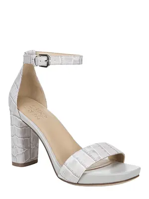 Naturalizer Naturalizer Joy Ankle Strap Sandal Icy Grey Leather