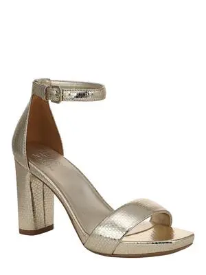 Naturalizer Joy Ankle Strap Sandal - Light Gold
